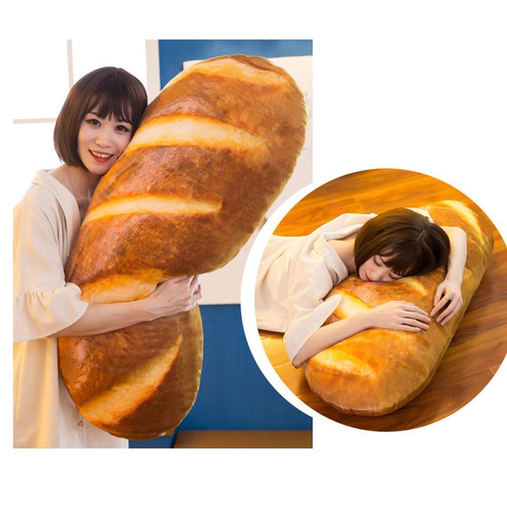 A Fresh-Baked French Bread Plush Pillow