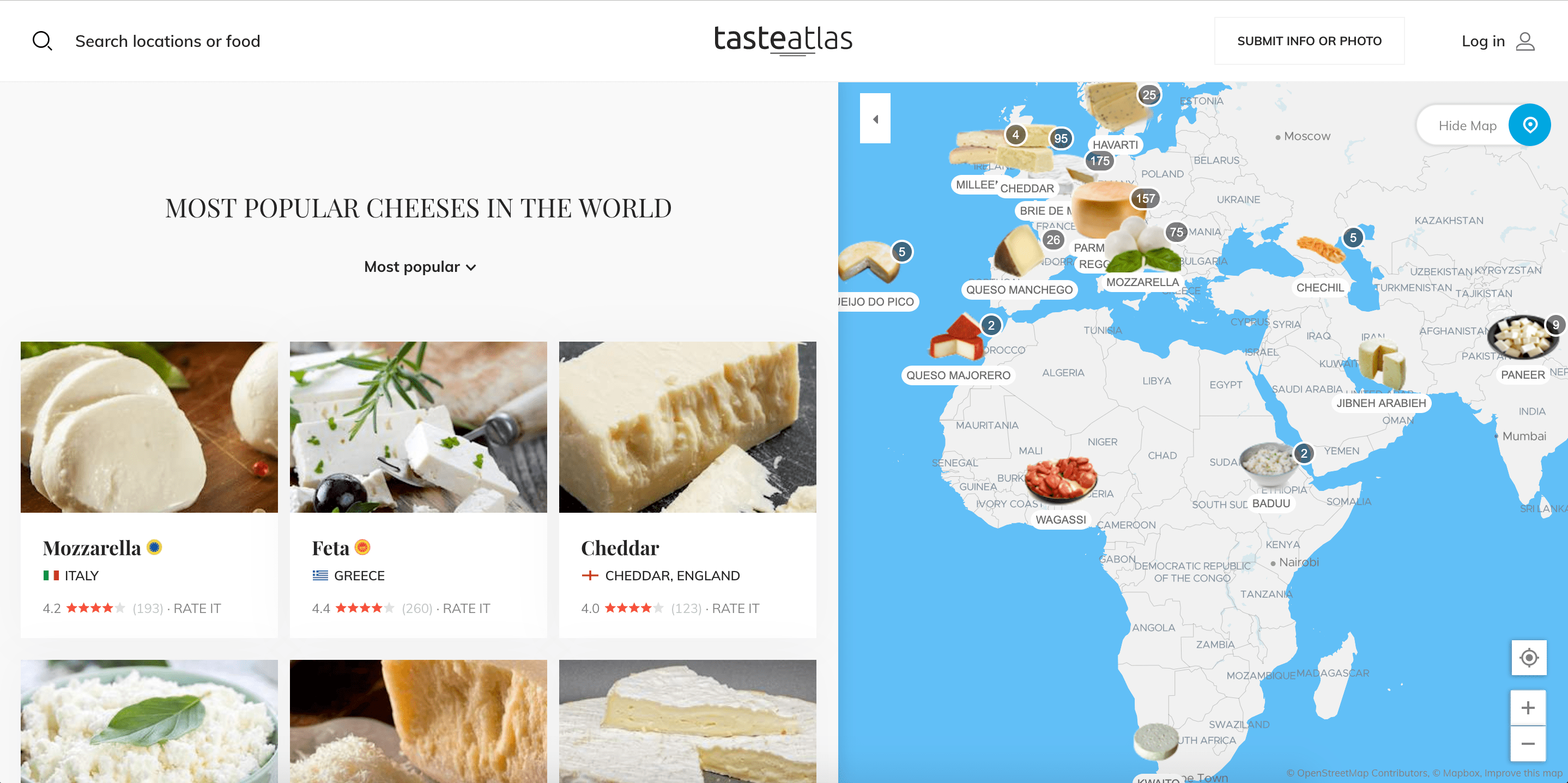 TasteAtlas, An Interactive Map That Plots Where Popular Local Food ...