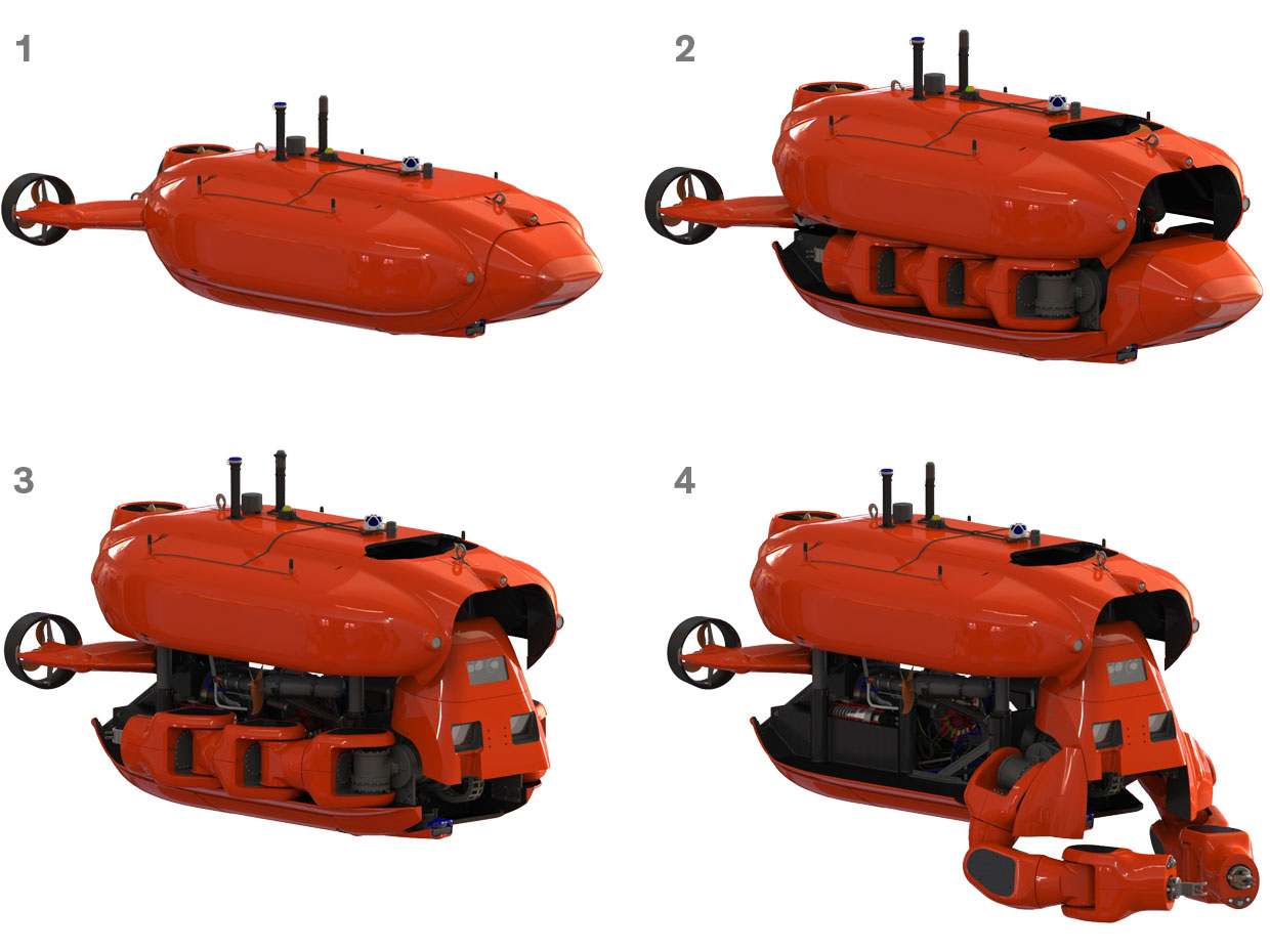 Aquanaut, An Autonomous Electric Submarine That Can Transform Itself ...