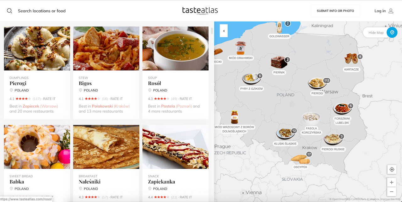TasteAtlas, An Interactive Map That Plots Where Popular Local Food ...