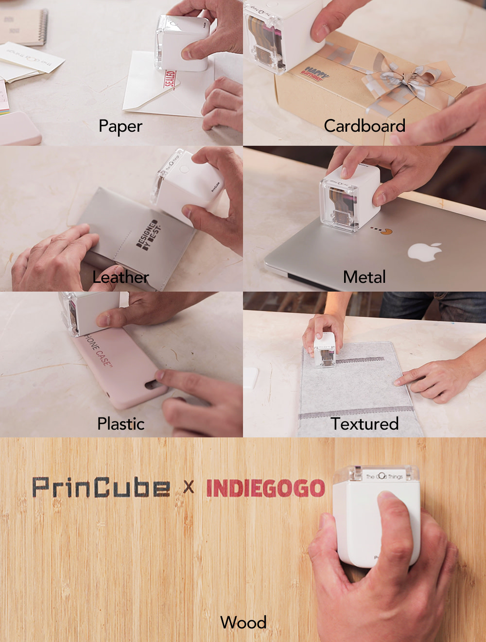 World's Smallest Lightweight Hand Held Cube Printer That Prints in Full ...