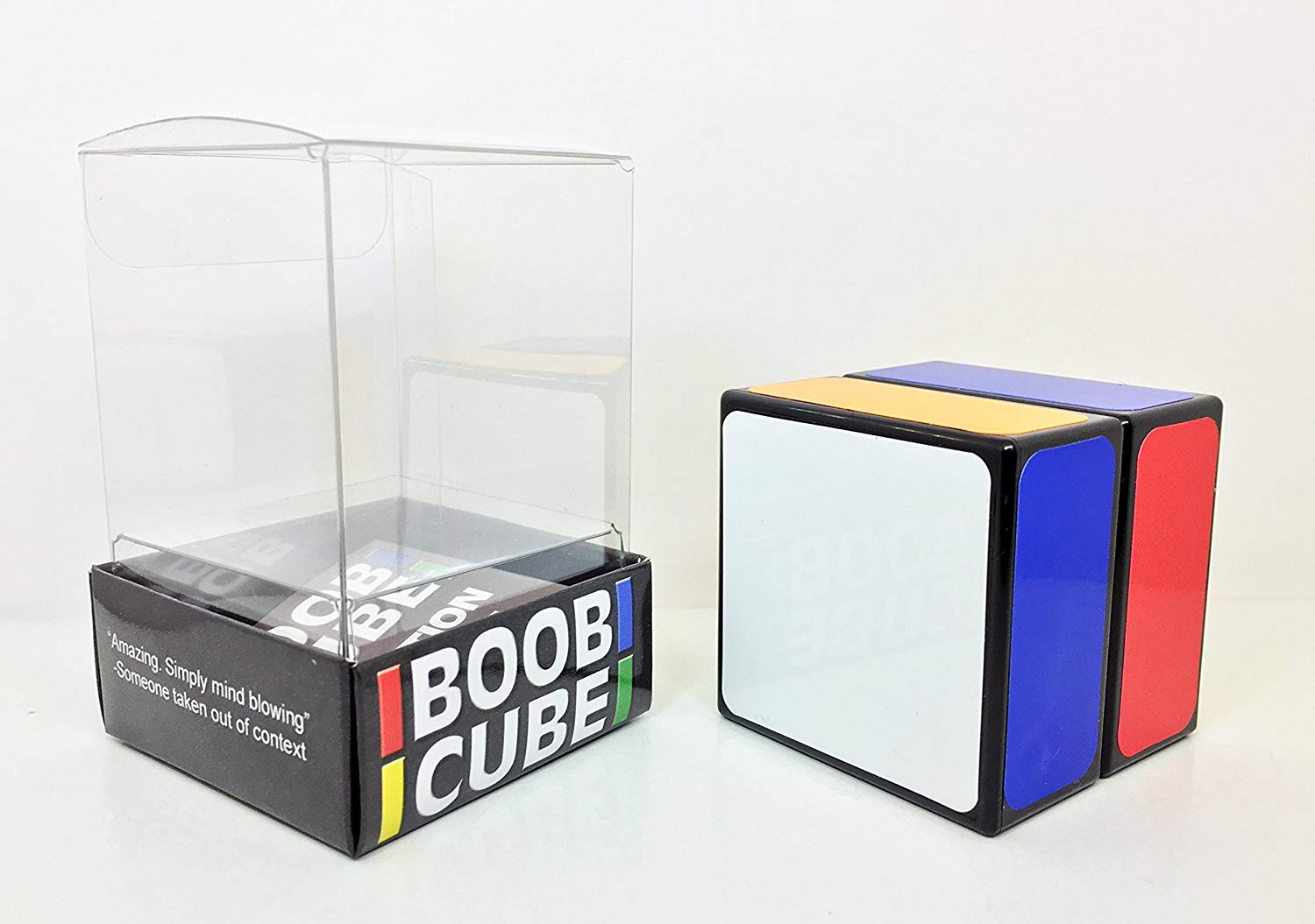 The Boob Cube, A Simplified Two Piece Rubik's Cube