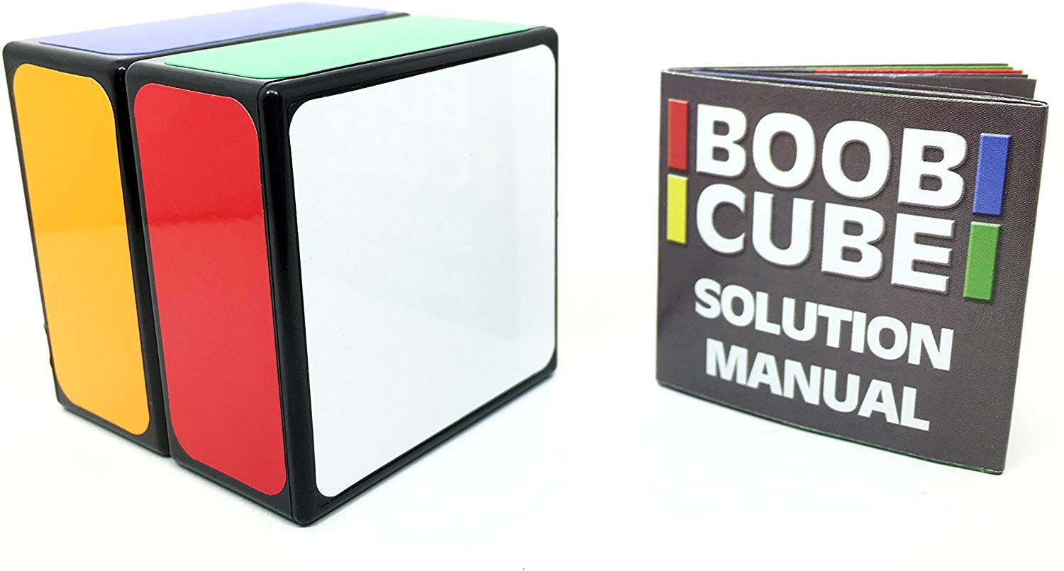 The Boob Cube, A Simplified Two Piece Rubik's Cube