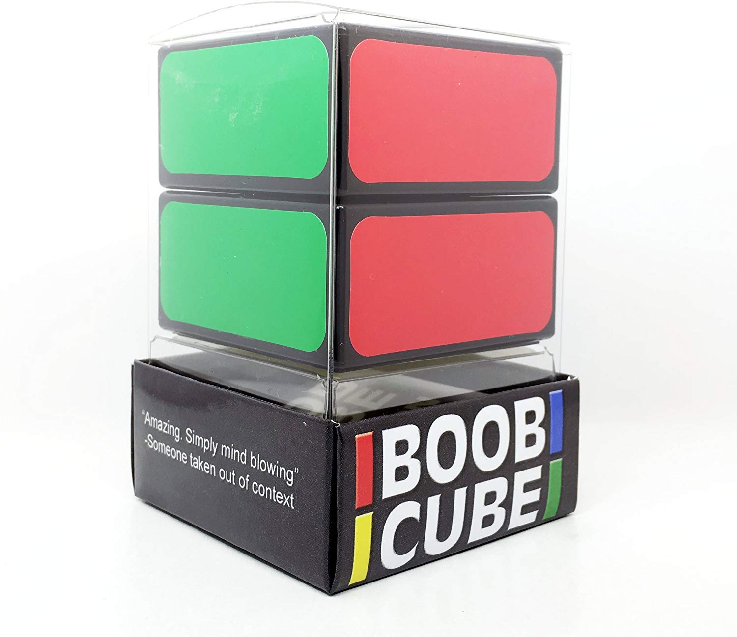 The Boob Cube, A Simplified Two Piece Rubik's Cube
