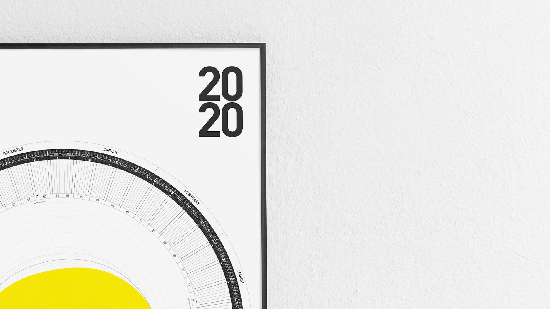 Clever 2020 Circular Calendars That Visualize the Possible Annual Hours ...