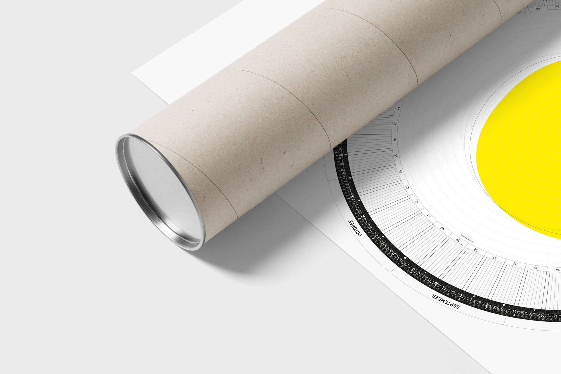 Clever 2020 Circular Calendars That Visualize the Possible Annual Hours ...