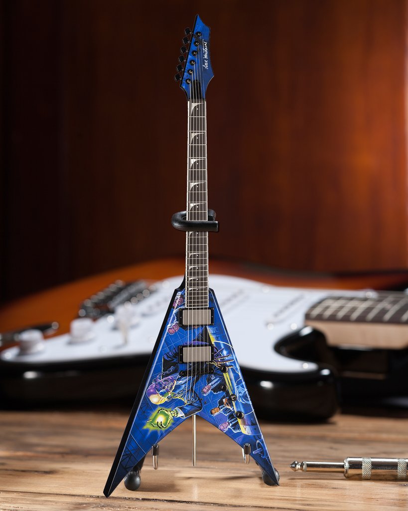 Highly Detailed Miniature Replicas of Famous Guitars