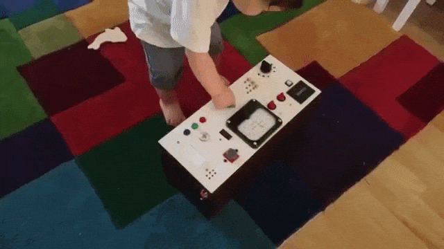 Creative Dad Builds an Interactive Electronic Busy Box From Scratch for ...