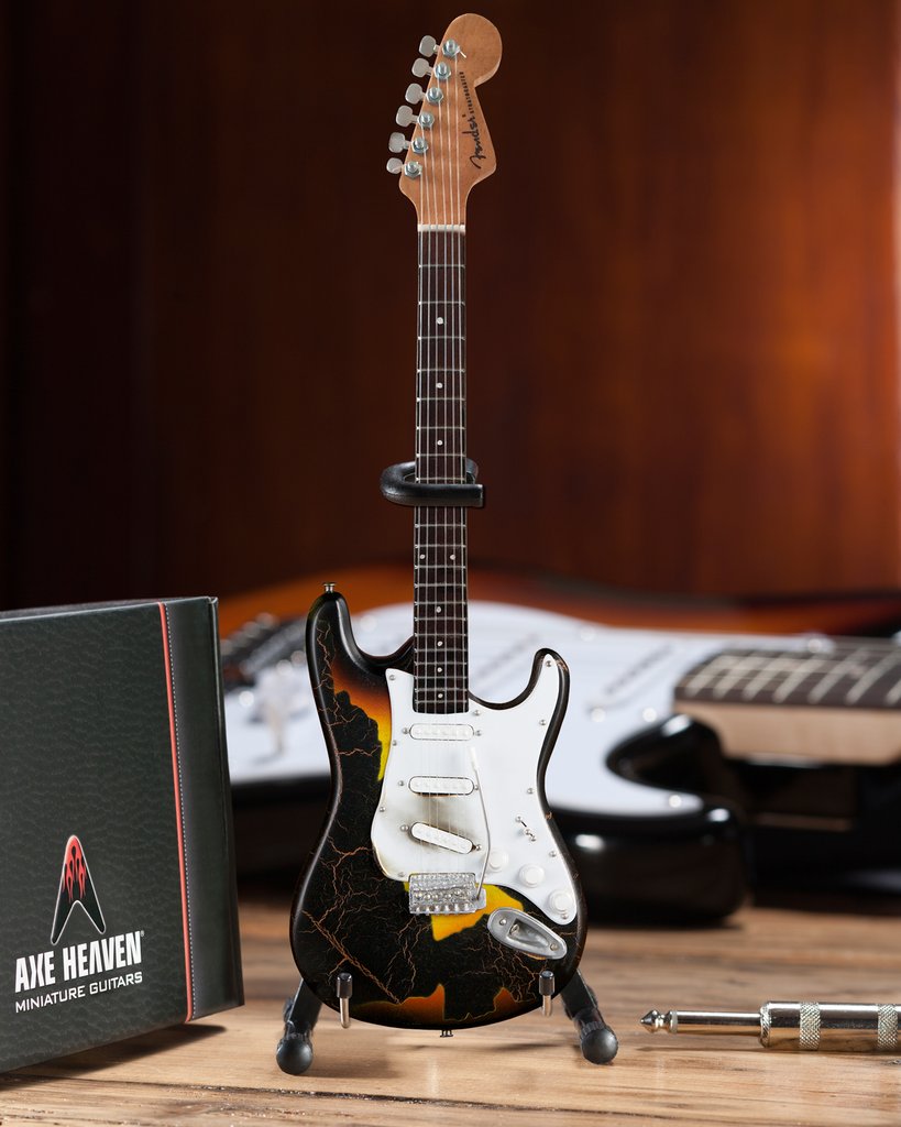 Highly Detailed Miniature Replicas of Famous Guitars