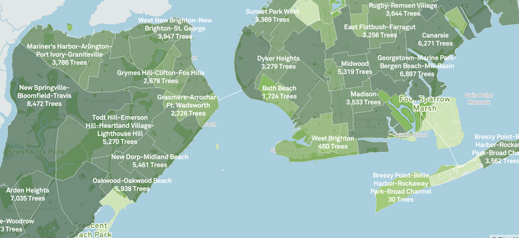 An Interactive Map That Shows All the Public Trees in Each Neighborhood ...