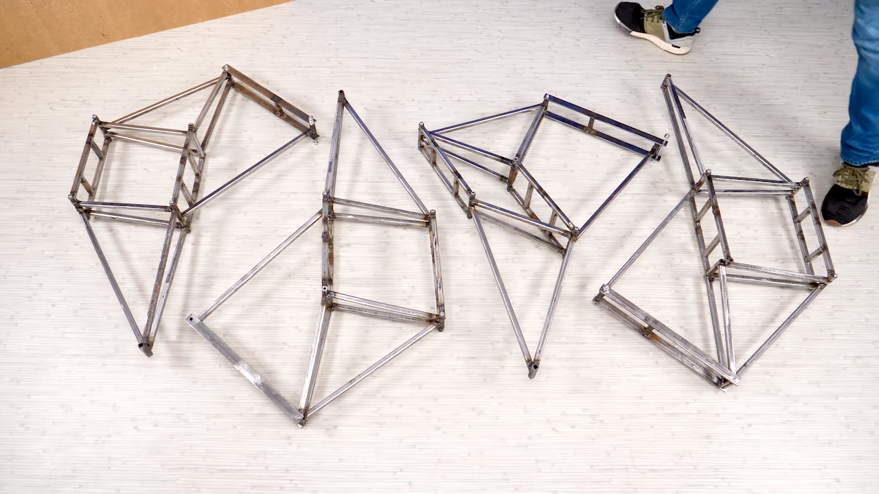 A Walking Bicycle That Uses the Mechanical Design of Theo Jansen's ...