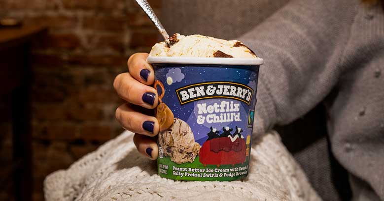 Ben & Jerry's 'Netflix & Chilll’d' Ice Cream