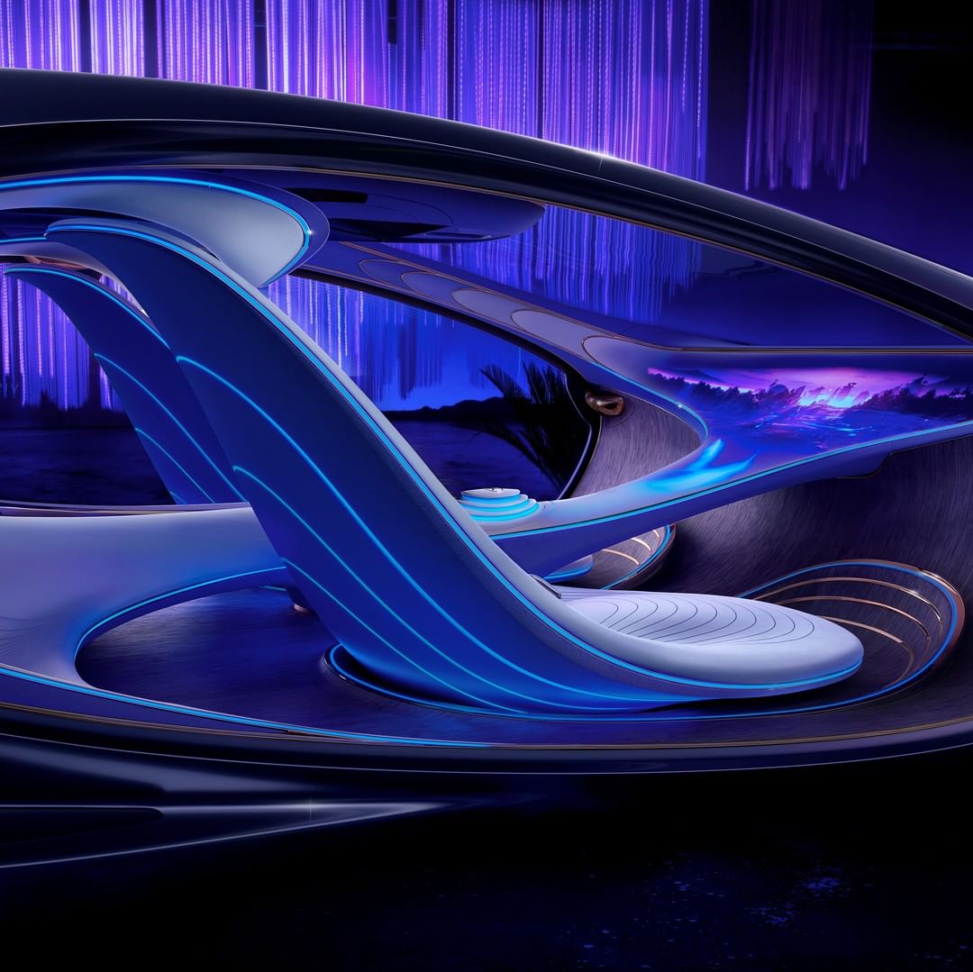 Mercedes-Benz VISION AVTR, A Futuristic Biometric Concept Vehicle ...