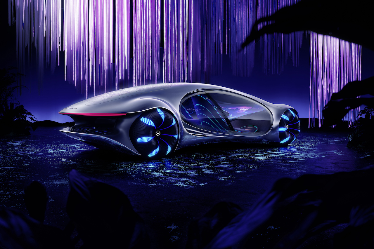 Mercedes-Benz VISION AVTR, A Futuristic Biometric Concept Vehicle ...