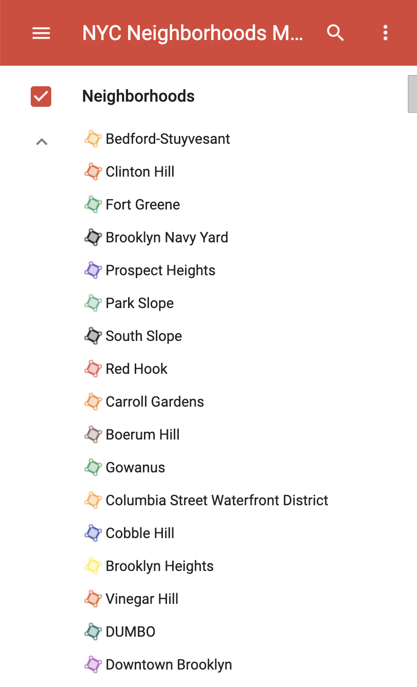 A Colorful Interactive Map That Shows Every Neighborhood Within New ...