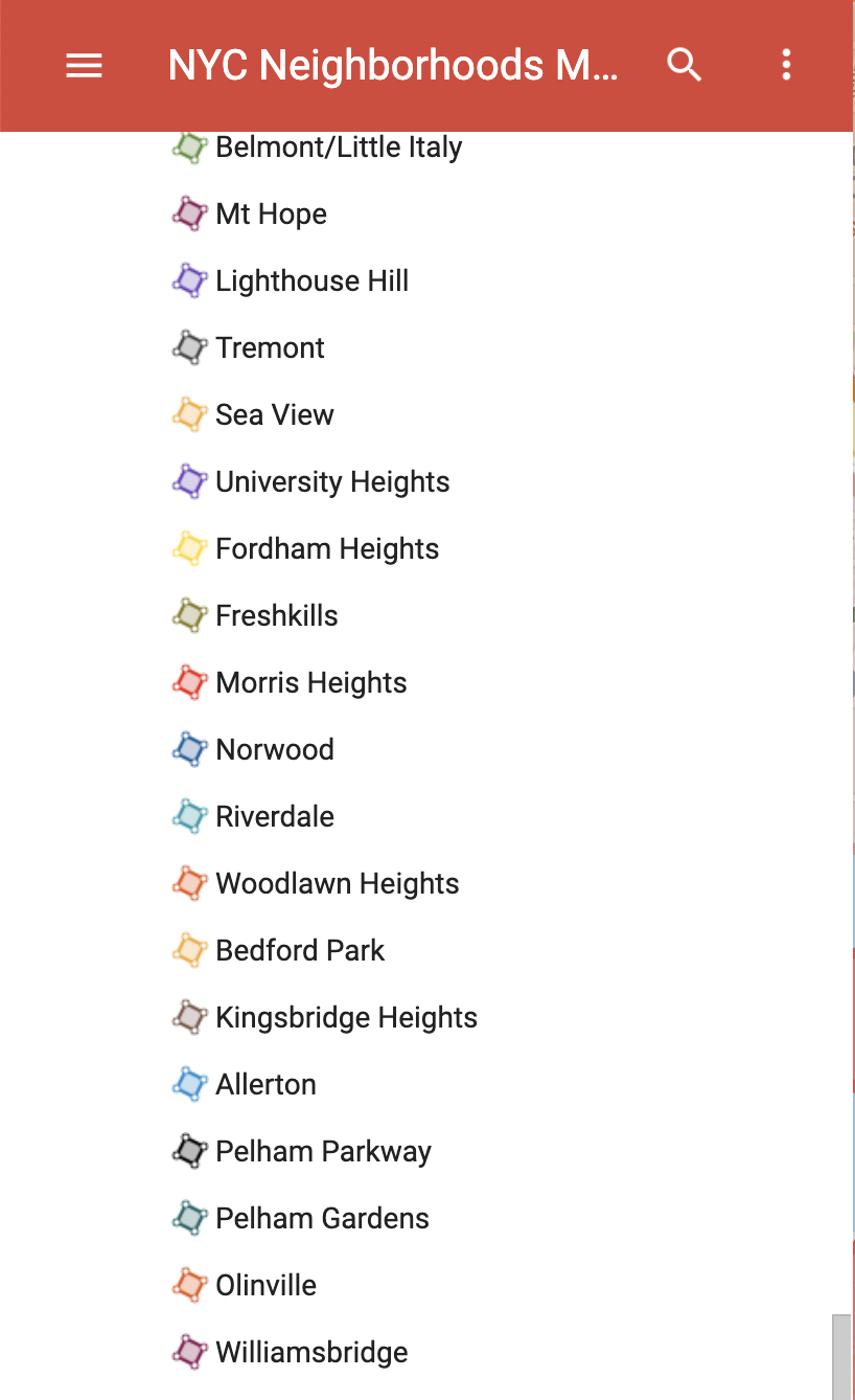 A Colorful Interactive Map That Shows Every Neighborhood Within New ...