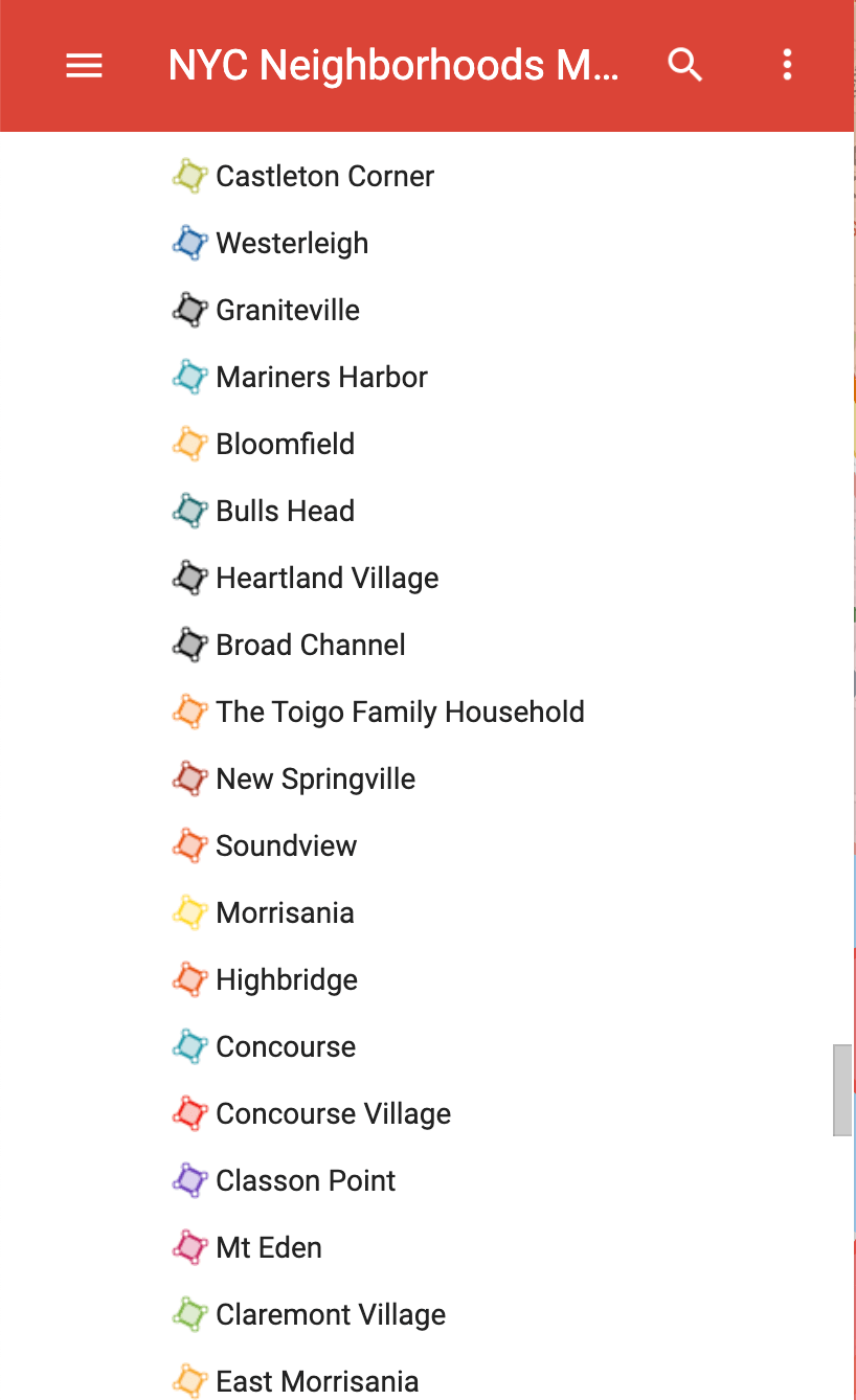 A Colorful Interactive Map That Shows Every Neighborhood Within New ...