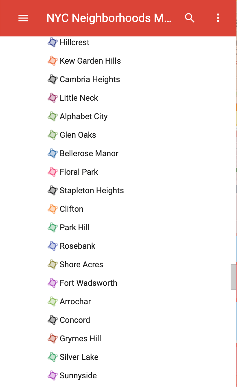 A Colorful Interactive Map That Shows Every Neighborhood Within New ...