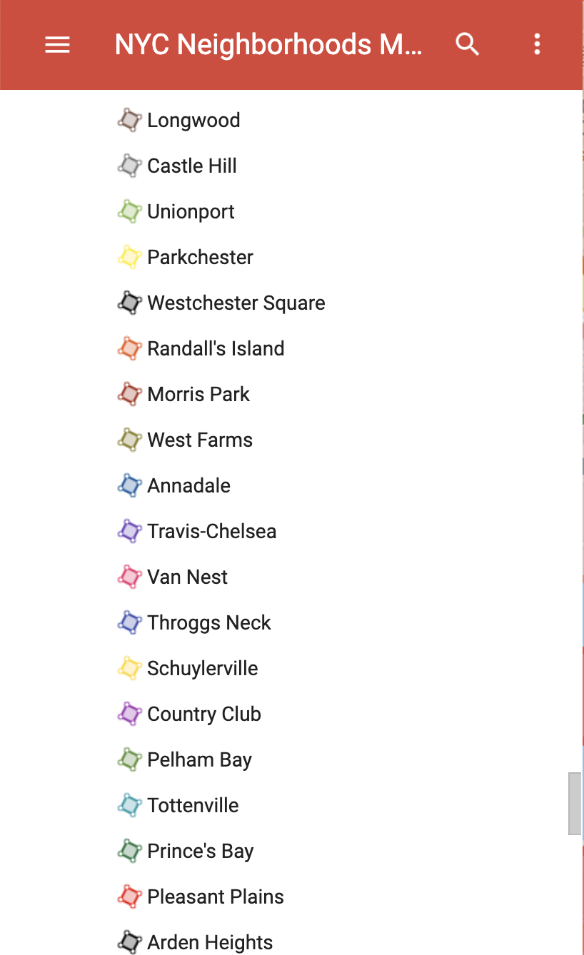 A Colorful Interactive Map That Shows Every Neighborhood Within New ...