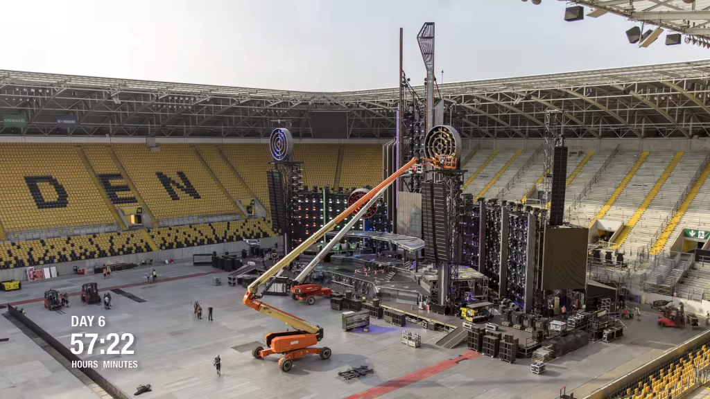 An Amazing Timelapse of the Complex 65 Hour Set Up for a Rammstein ...