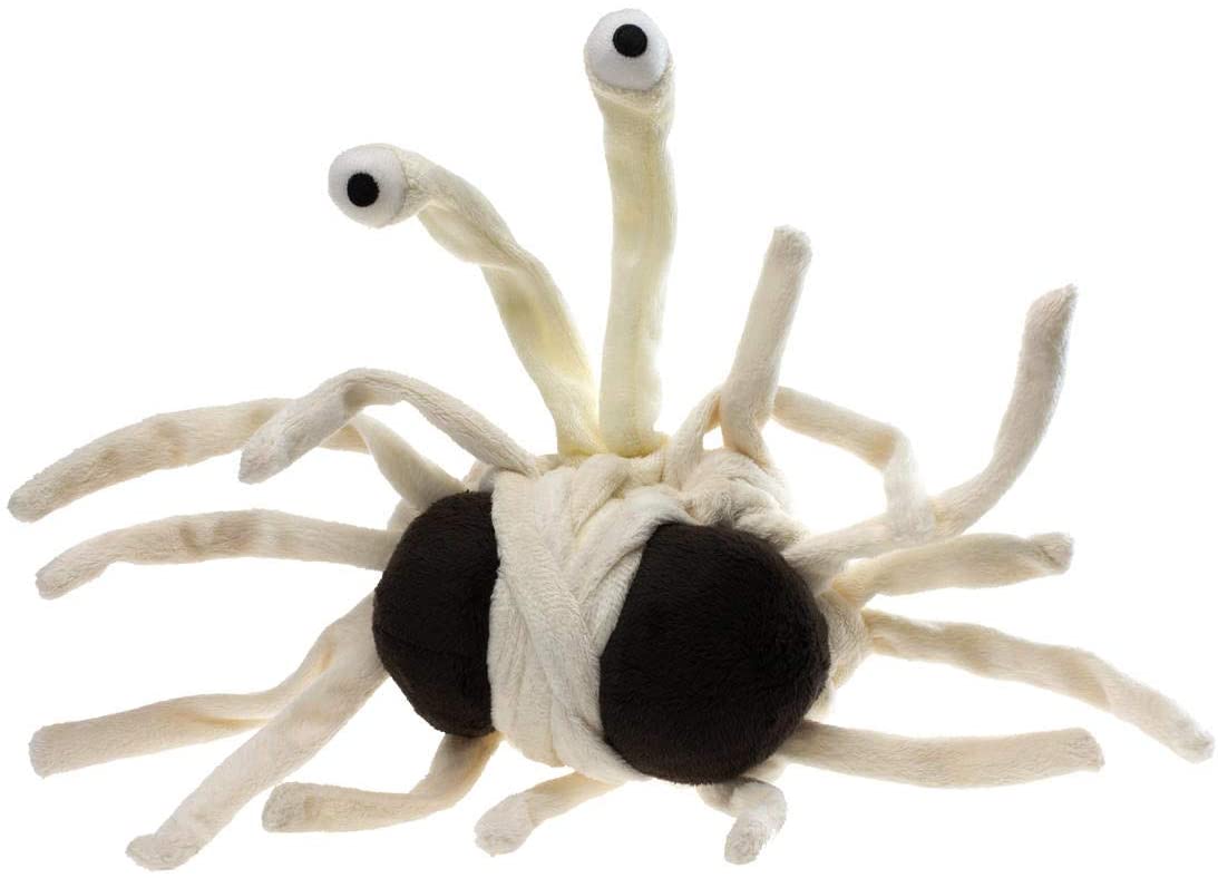 A Cuddly Flying Spaghetti Monster Plush Toy With Bendable Noodly Appendages