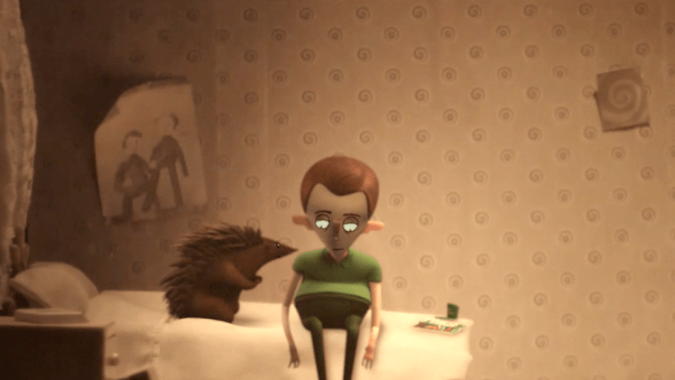 A Man's Crippling Insecurity Manifests Itself as a Lurking Hedgehog in ...