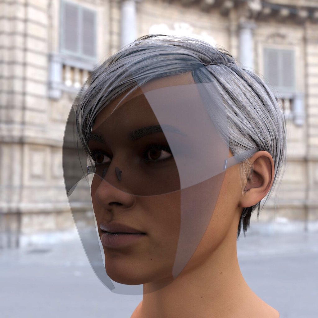 An Incredibly Stylish and Modern Protective Face Shield With Sunglass ...