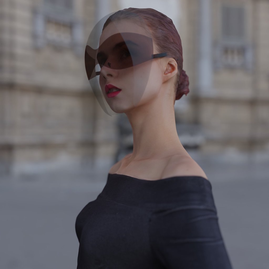 An Incredibly Stylish and Modern Protective Face Shield With Sunglass ...