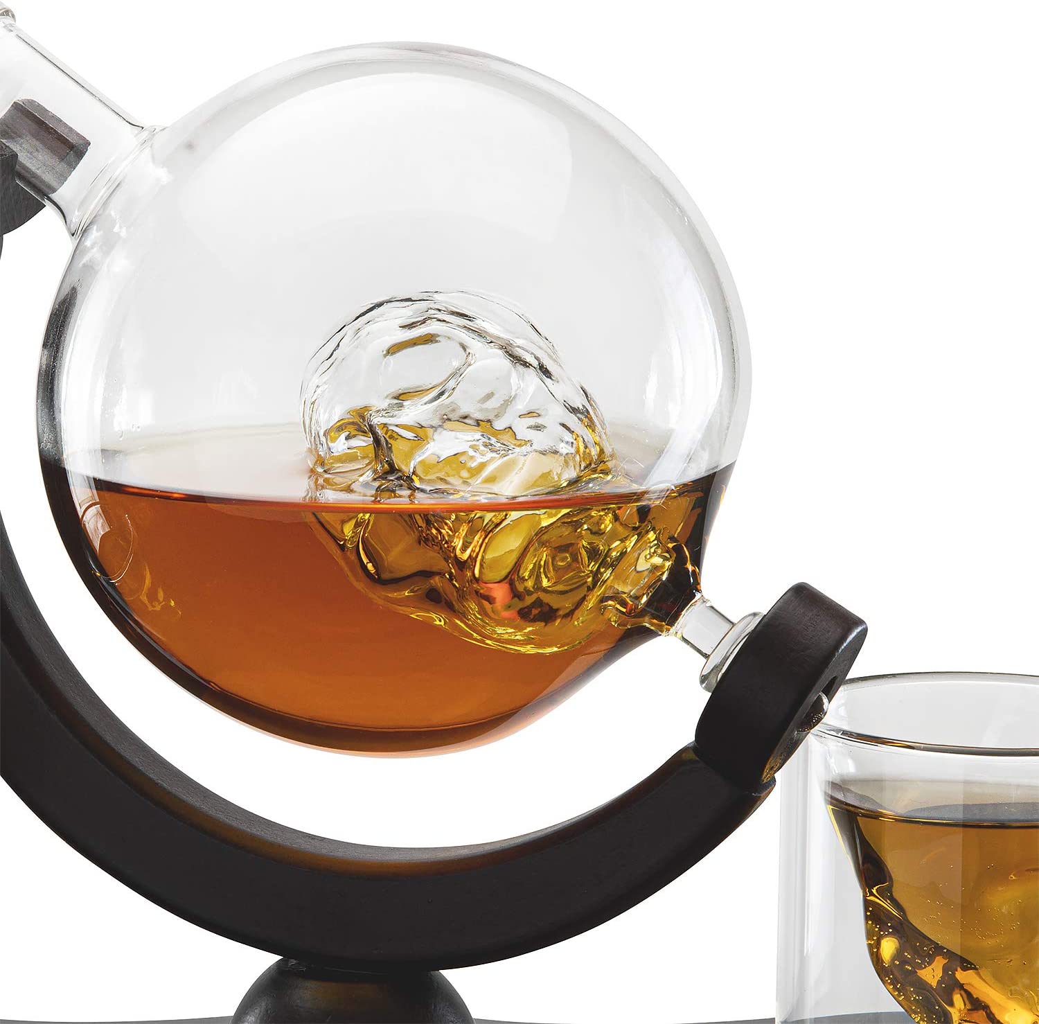 A Beautiful Floating Skull Decanter Set