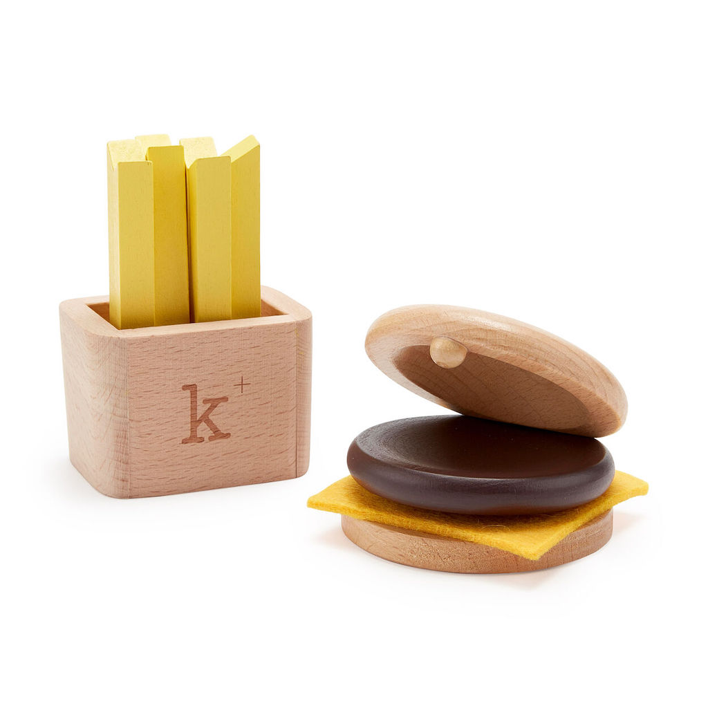 Yummy Looking Burger and Fries Kid's Percussion Set