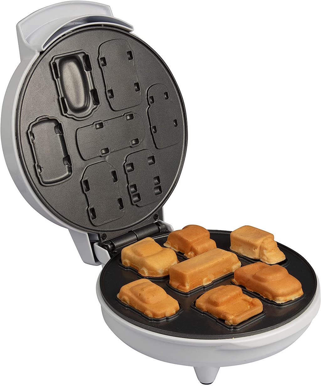 A Fun Non-Stick Waffle Iron That Can Make Seven Different Adorable Car ...