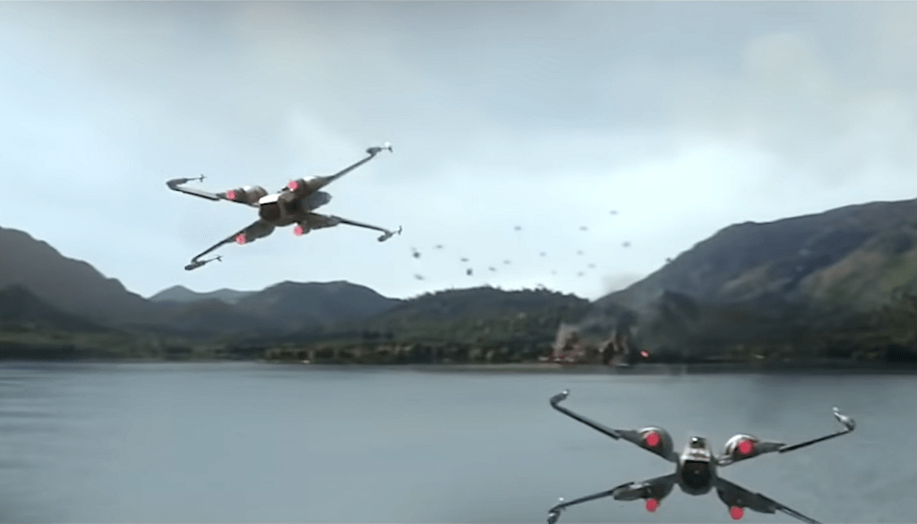 A Well-Timed Mashup Combining 'Star Wars' X-Wing Footage With the 'Top ...