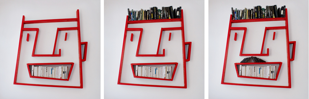 How to Build a DIY Bookshelf That Looks Like the Smiling Face of a ...