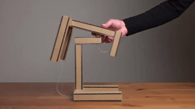 A Simple Yet Ingenious Cardboard Sculpture That Provides the Illusion ...
