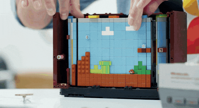 LEGO Nintendo Entertainment System With Scrolling Super Mario Bros ...
