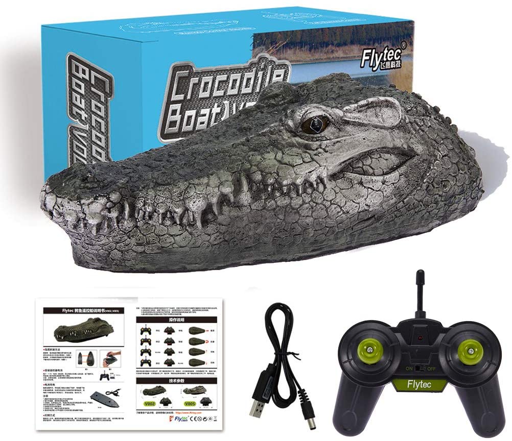 An Incredibly Realistic Remote Control Floating Crocodile Head That's ...