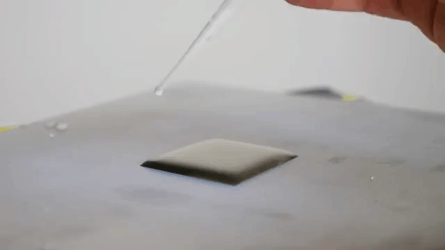 How to Make a Perfect Square of Water