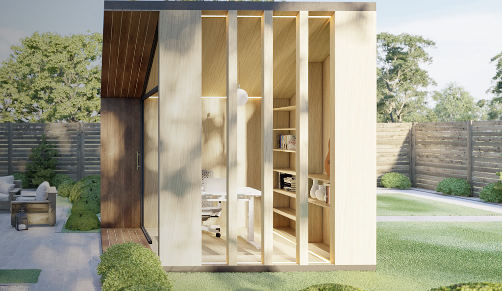 Zen Work Pod, A Backyard Home Office That Provides a Private Space ...