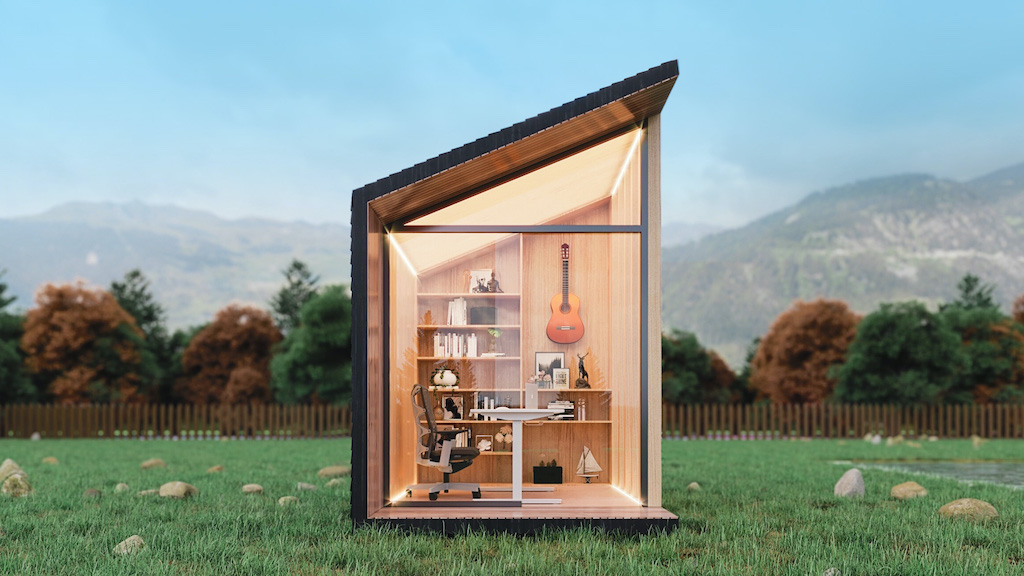 Zen Work Pod, A Backyard Home Office That Provides a Private Space ...