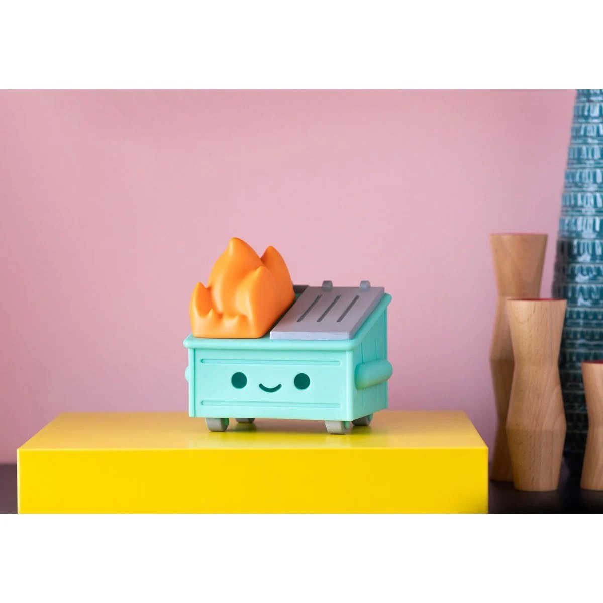 An Adorable Dumpster Fire Night Light