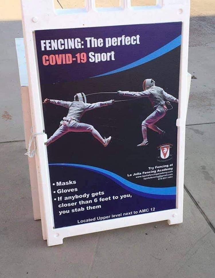 Fencing: The Perfect COVID-19 Sport