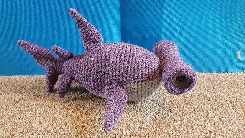 A Unique 'Nail the Hammerhead Shark' Crochet Pattern