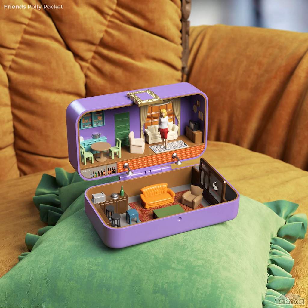 Fictional Homes Reimagined as Classic Polly Pockets