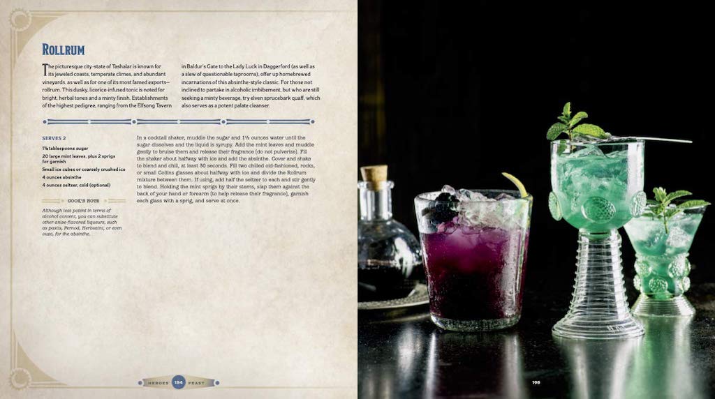 'Heroes' Feast: The Official Dungeons & Dragons Cookbook' With Recipes ...