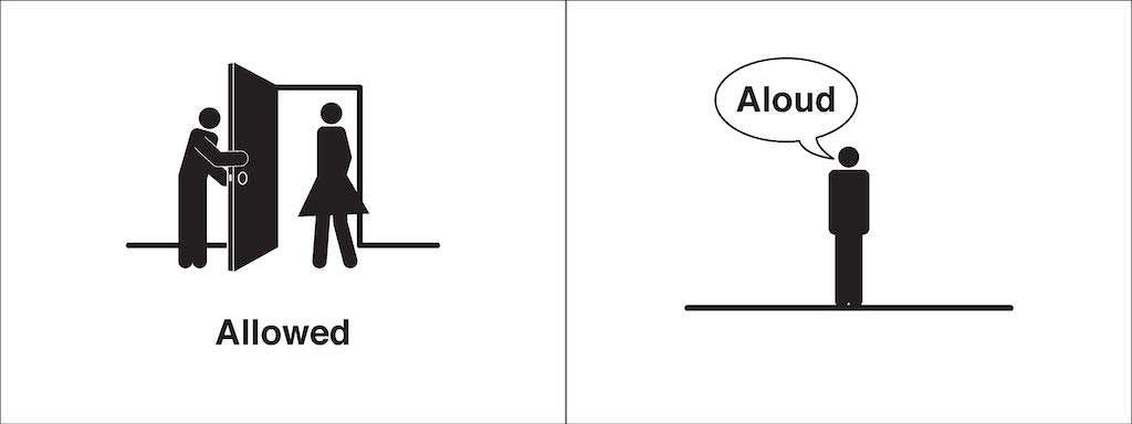 Minimalist Diagrams of Homophones, Words That May Sound Alike But Have ...