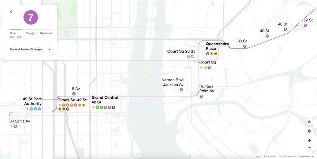 MTA Introduces a Redesigned NYC Live Subway Map