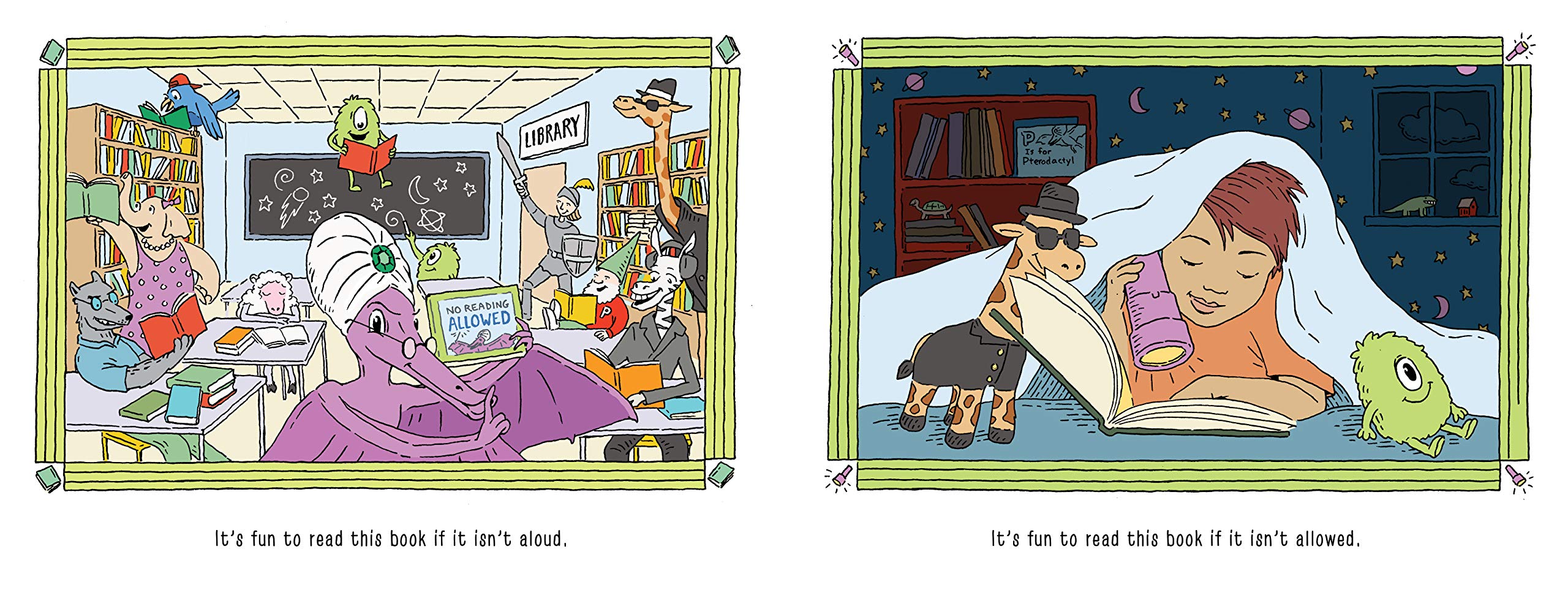 'No Reading Allowed', A Clever Book That Looks at Homophones and ...