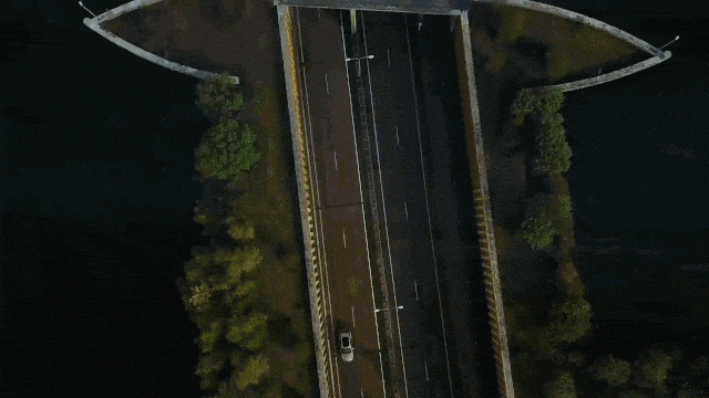 The Beautiful Veluwemeer Aqueduct Water Bridge in the Netherlands That ...