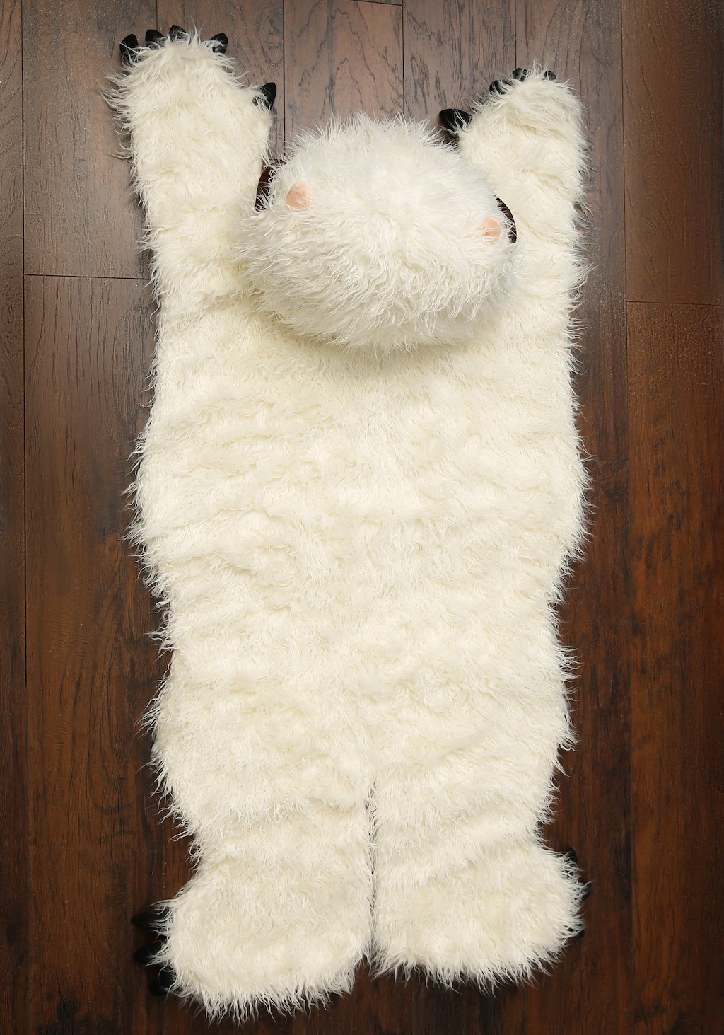 A Snuggly Star Wars Wampa Fur Skin Rug