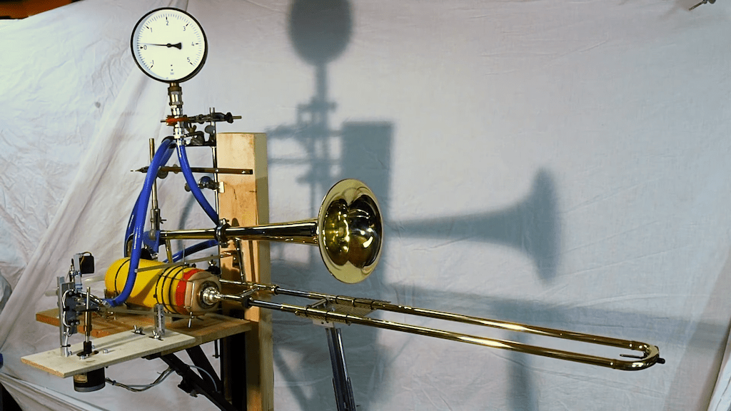 A MIDI Controlled Robotic Trombone Machine